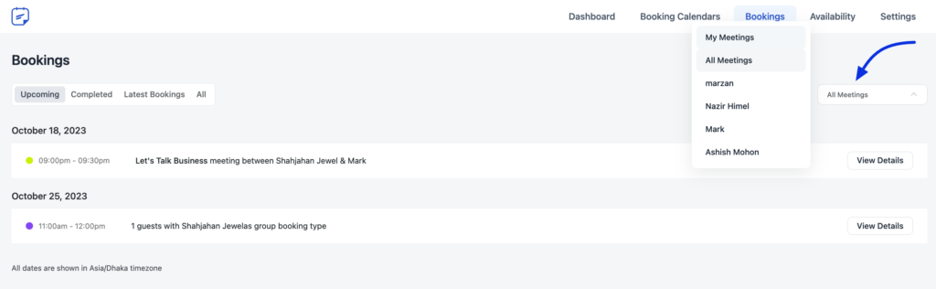 Booking Details - FluentBooking