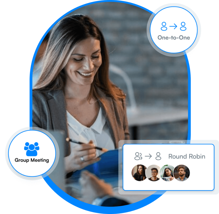 Multiple Meeting Types: Meet People the Way You Like!